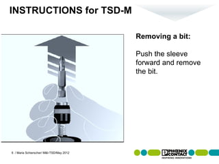 Adjustable Torque Screwdriver tools by Phoenix Contact | PPT