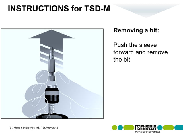 Adjustable Torque Screwdriver tools by Phoenix Contact | PPT