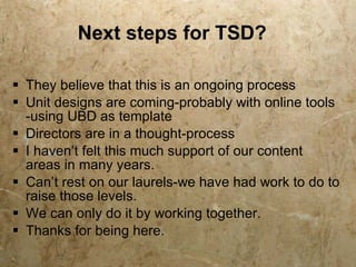 TSD World Languages summer curriculum work 2010 | PPT