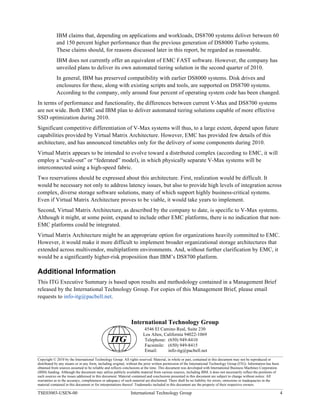 COST/BENEFIT CASE FOR IBM SYSTEM STORAGE DS8700: COMPARISONS WITH EMC SYMMETRIX V-MAX SYSTEMS | PDF