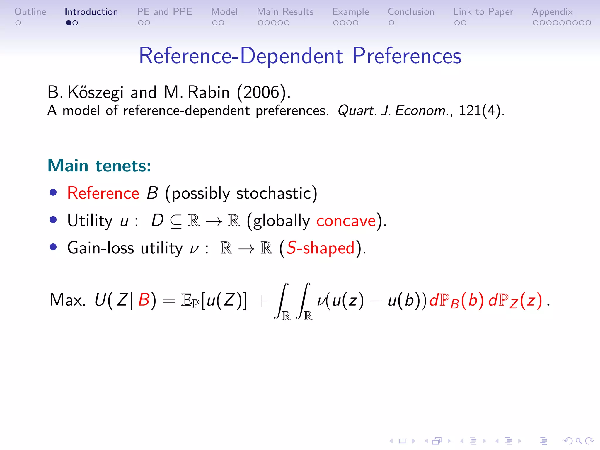 Reference Dependence: Endogenous Anchors and Life-Cycle Investing | PDF