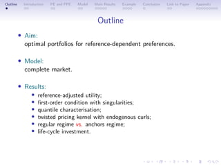 Reference Dependence: Endogenous Anchors and Life-Cycle Investing | PDF