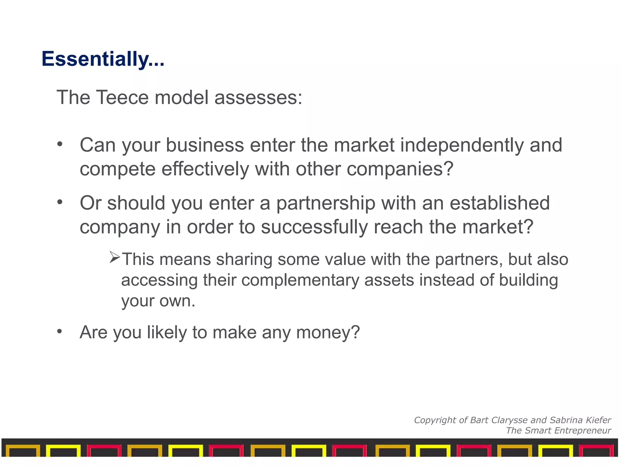 Tse bus model_teece_analysis_2014 | PPT