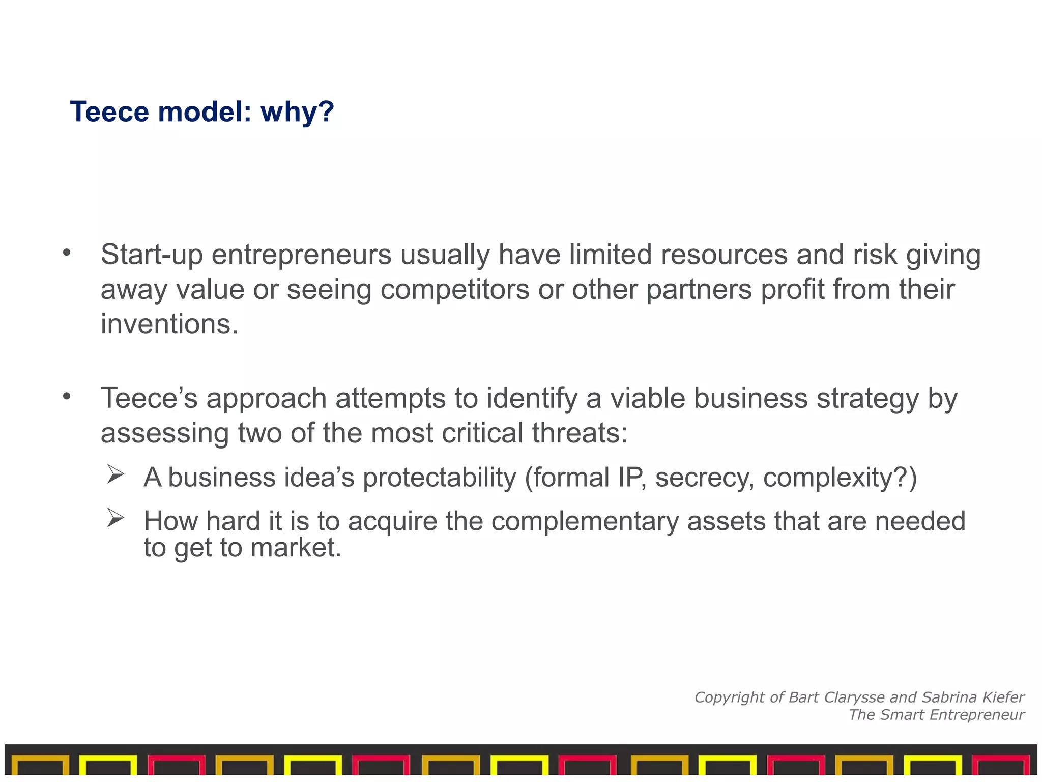 Tse bus model_teece_analysis_2014 | PPT