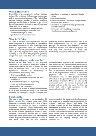 TS Editor 3.0 White Paper | PDF | Computer Software and Applications | Computing
