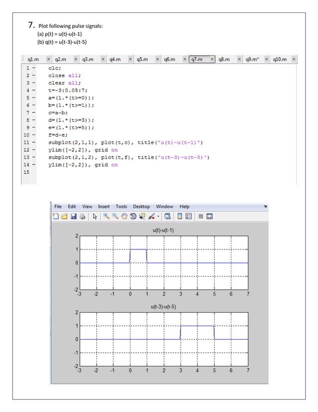 Ss matlab solved | PDF