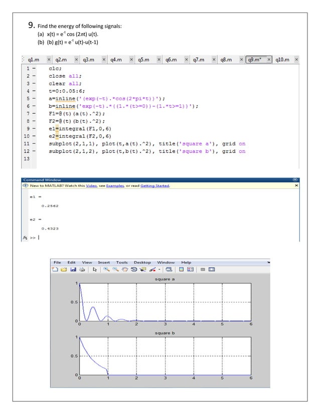 Ss matlab solved | PDF