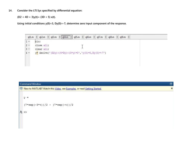 Ss matlab solved | PDF