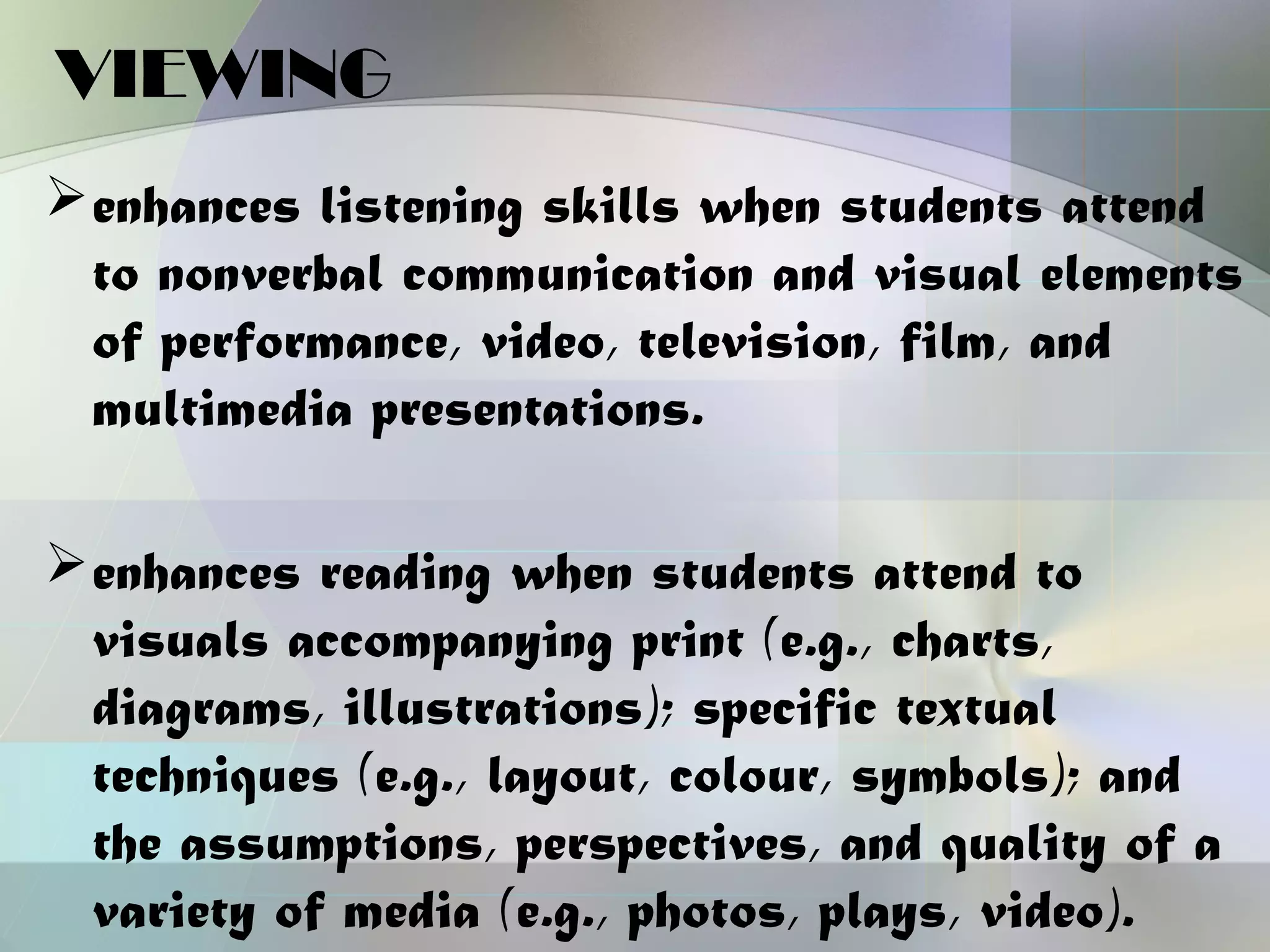Viewing Skill | PPT