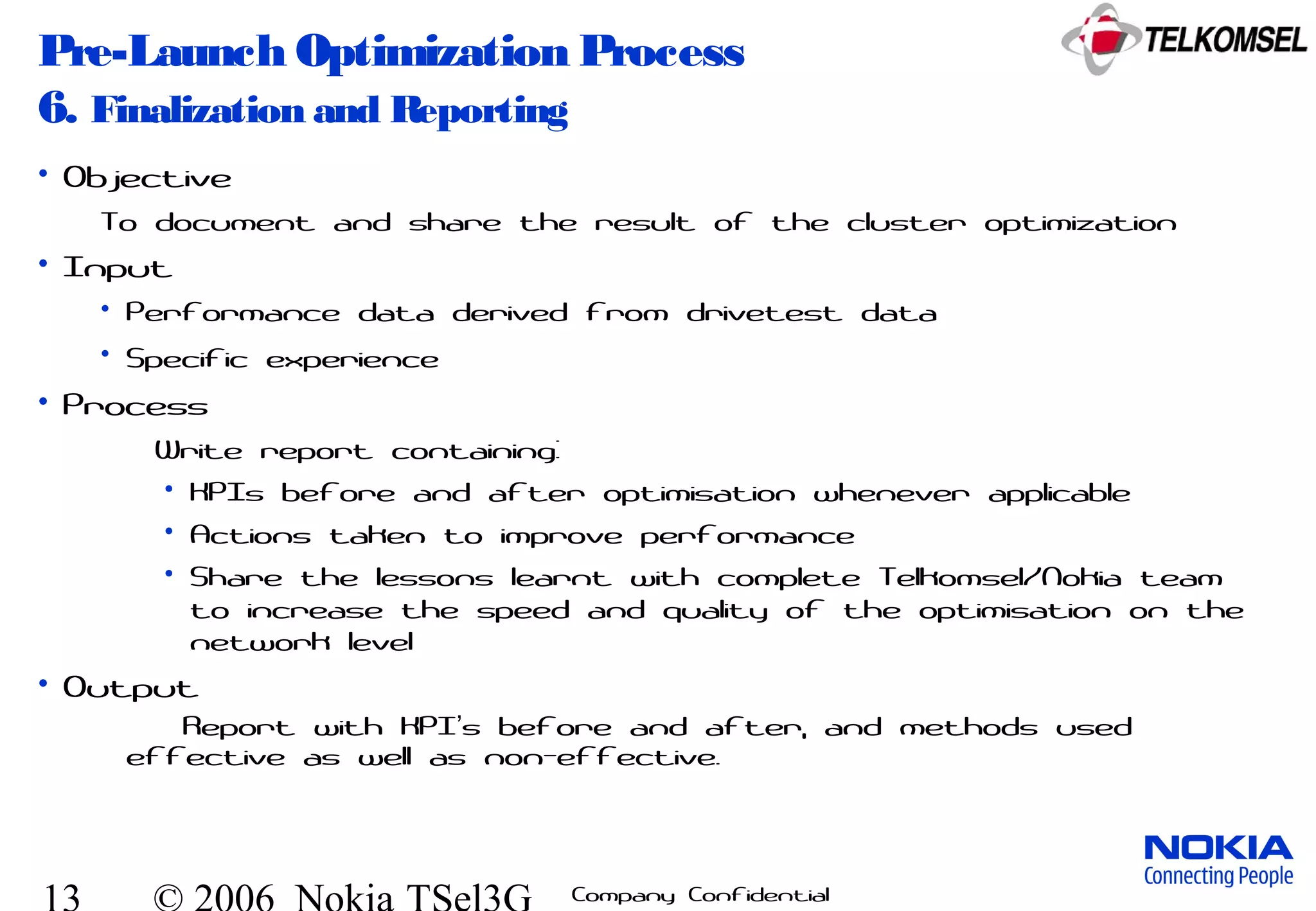 T sel3 g optimization process and guideline ver01 | PPT