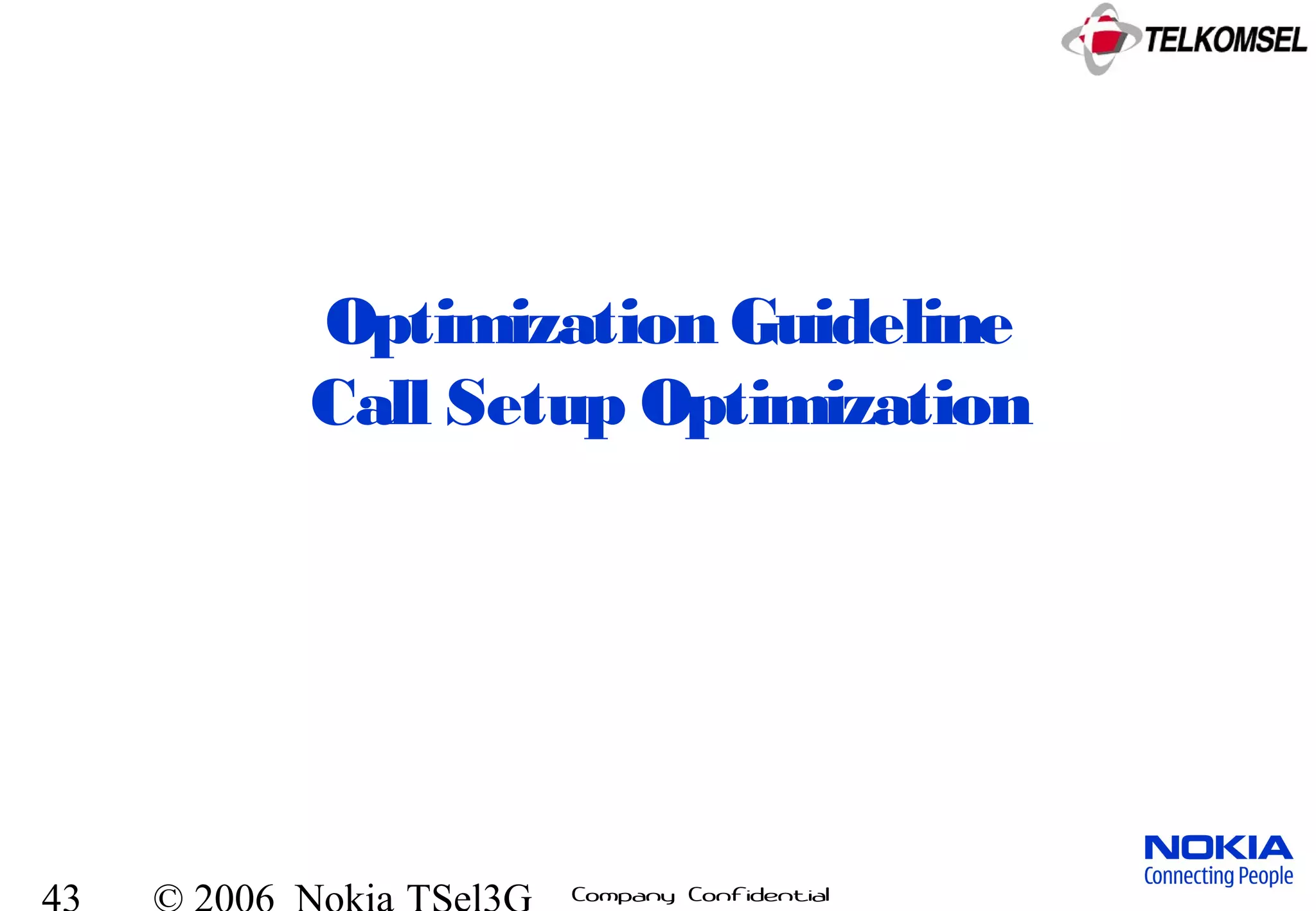 T sel3 g optimization process and guideline ver01 | PPT