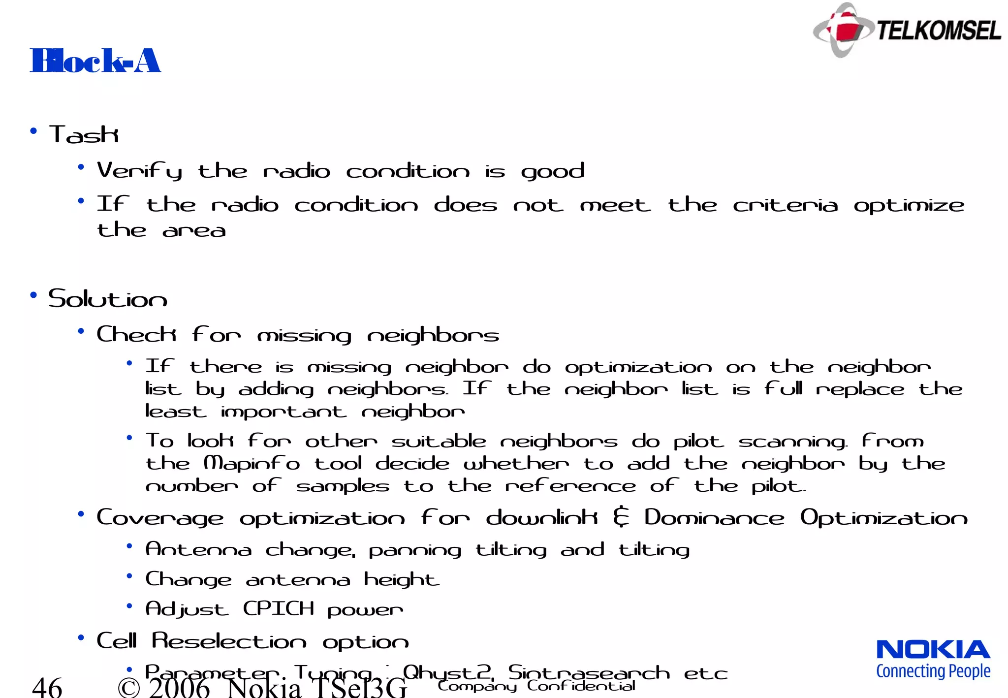T sel3 g optimization process and guideline ver01 | PPT