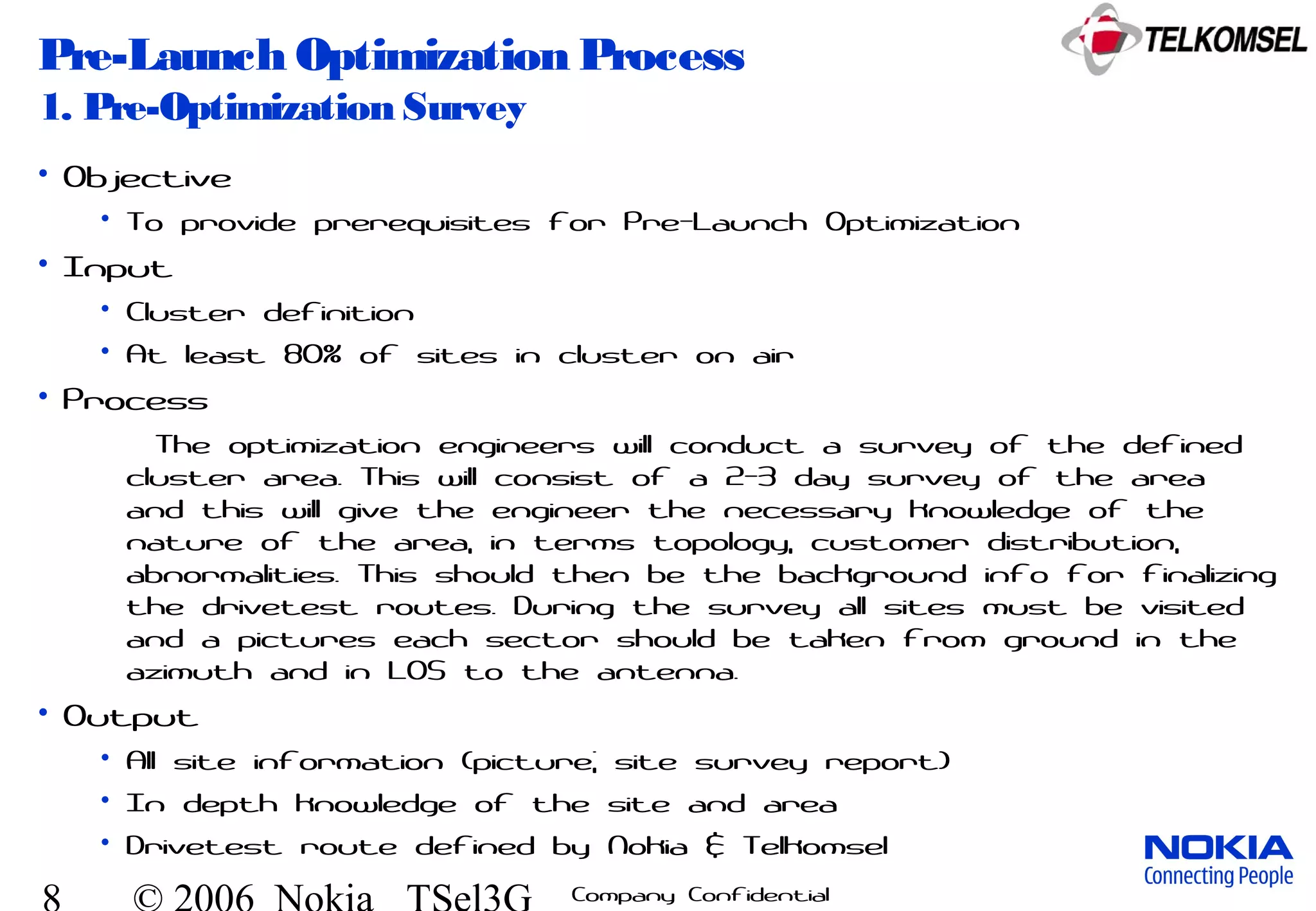 T sel3 g optimization process and guideline ver01 | PPT