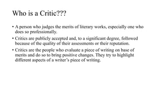 T.S Eliot as a critic & his objective correlative | PPTX | Poetry ...