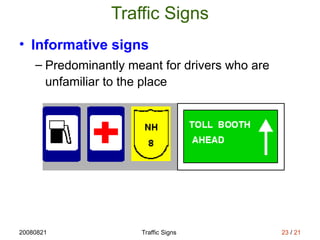 Basics of Traffic Signs - Traffic control device | PPT