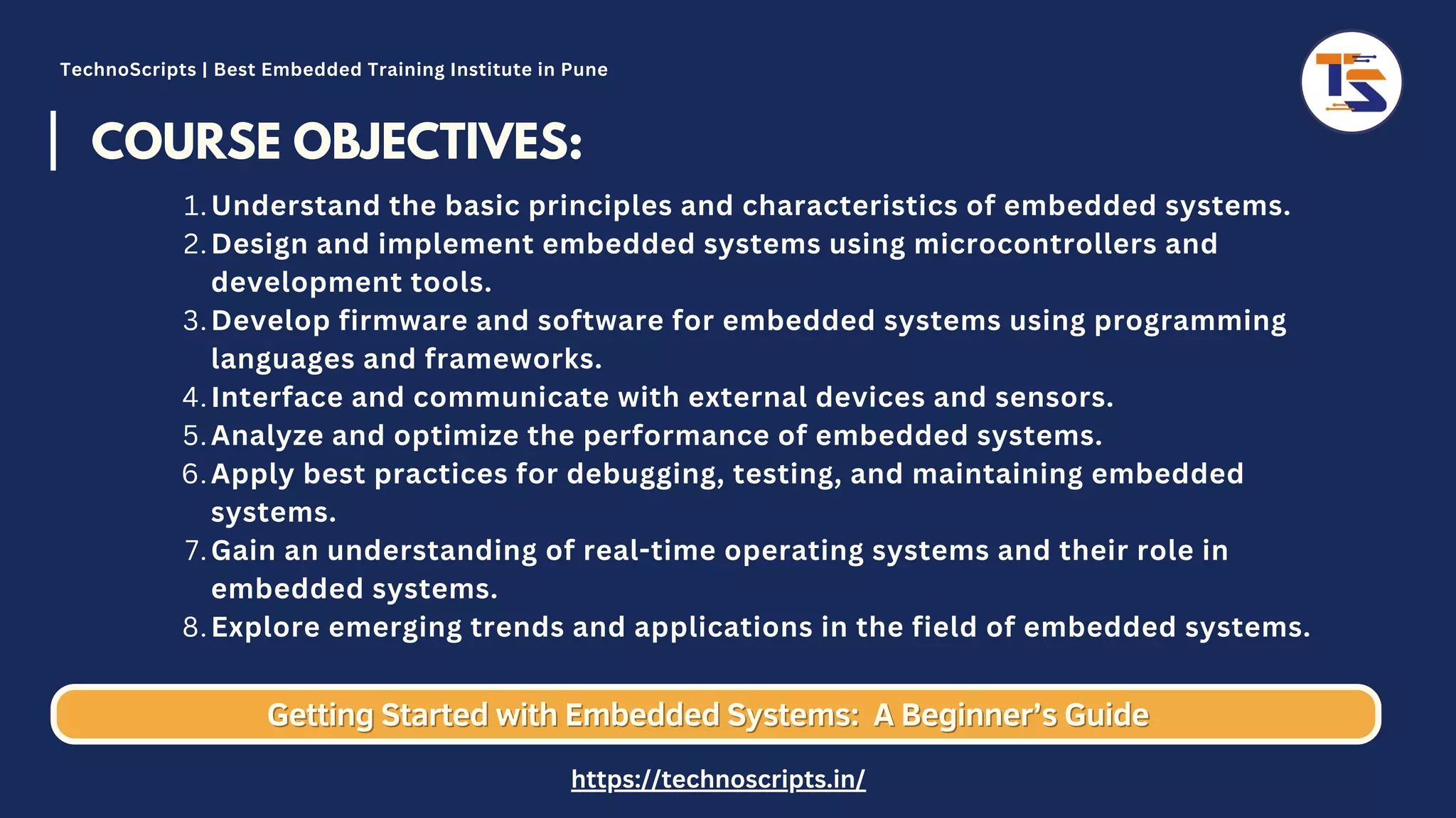 Embedded system basics free tutorial by TechnoScripts | PPT