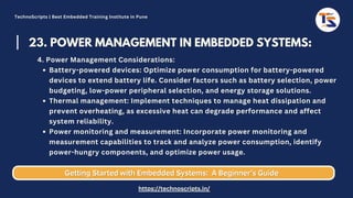Embedded system basics free tutorial by TechnoScripts | PDF