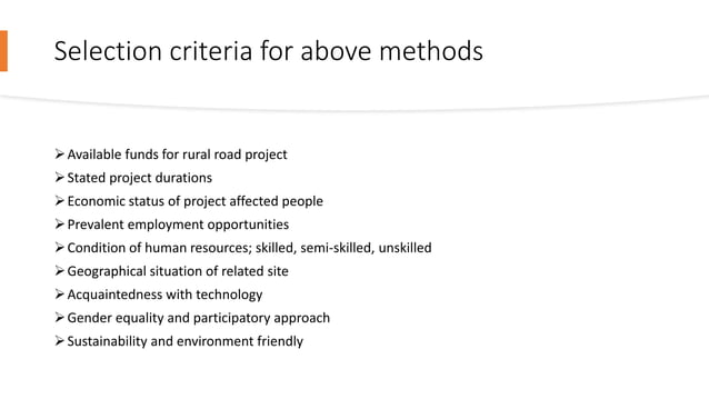 Labour Based Method vs Equipment Based Method | PPTX | Civil ...