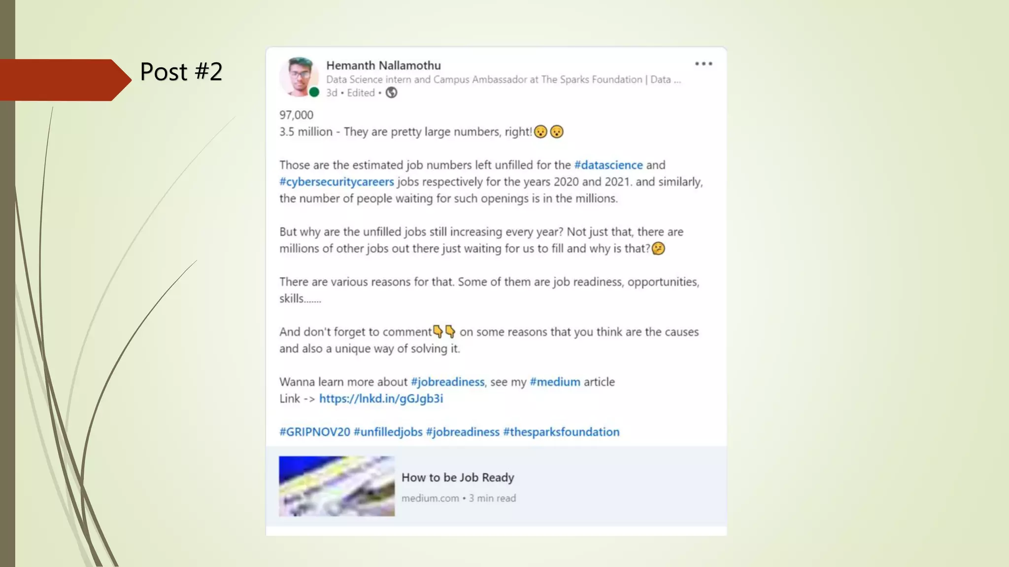 Tsf campus ambassador-task-posts | PPTX