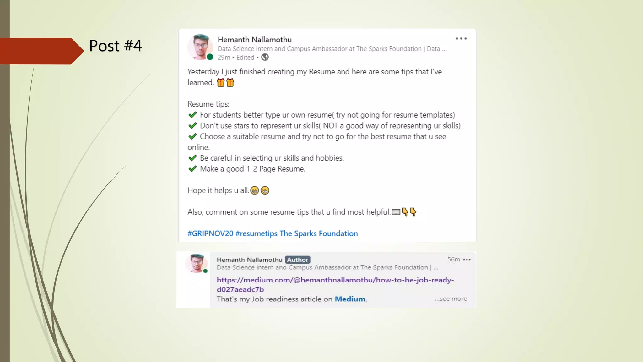 Tsf campus ambassador-task-posts | PPTX