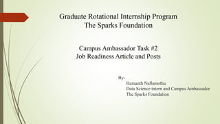 Tsf campus ambassador-task-posts | PPTX