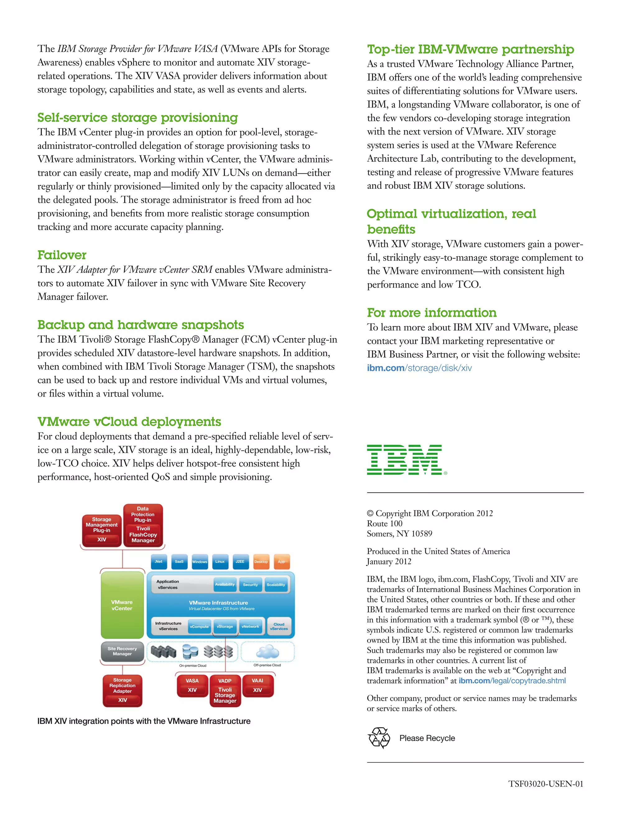IBM XIV Storage and VMware | PDF
