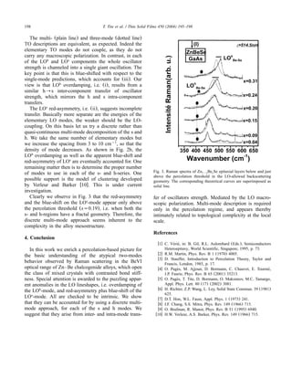 Giant LO oscillation in the Zn1yxBex(Se,Te) multi-phonons percolative ...