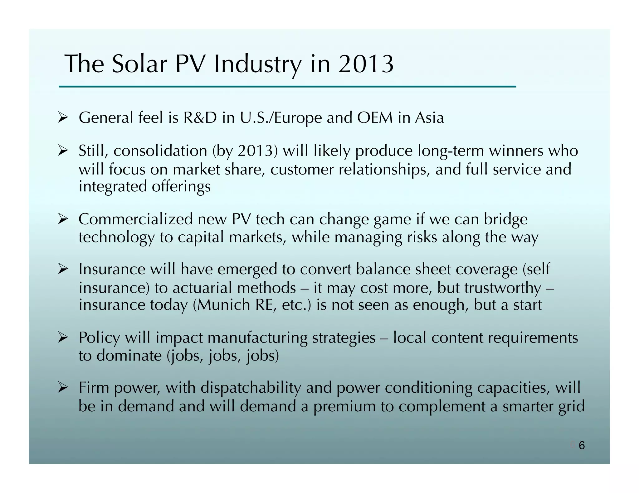 The Solar Future DE - Matt Cheney "A new large-scale solar initiative ...
