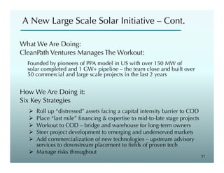 The Solar Future DE - Matt Cheney "A new large-scale solar initiative ...