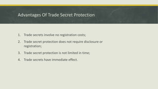 Trade Secret in Nutshell | PPTX