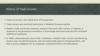Trade Secret in Nutshell | PPTX