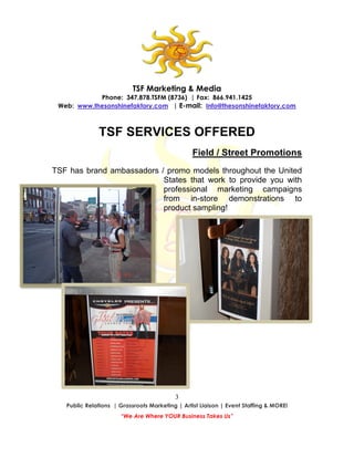 Tsf Marketing And Media Profile 2010 | PDF