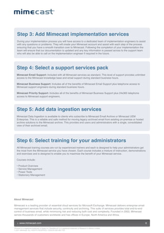 Tsg mimecast-service-comparison-datasheet | PDF
