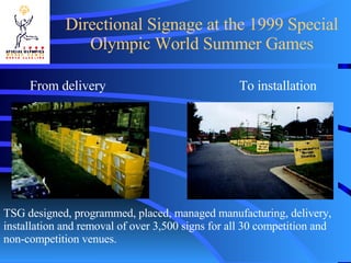 TSG Signage Presentation | PPT