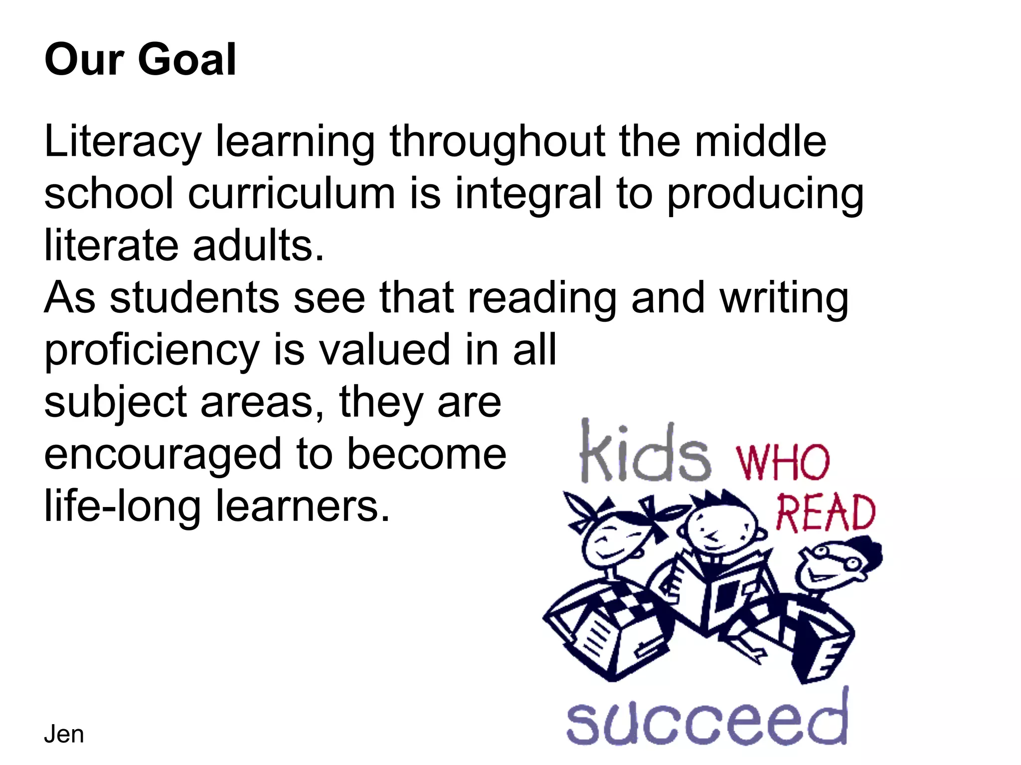 Literacy Across the Curriculum | PDF