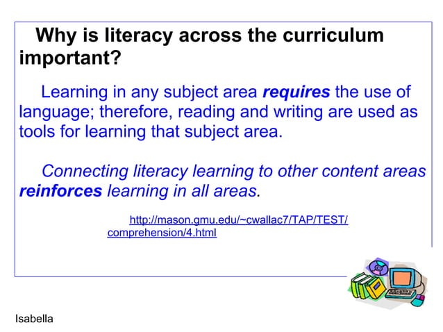 Literacy Across the Curriculum | PDF
