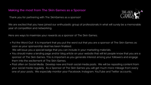 TSG2025-26 Sponsorship Opportunities Deck | PDF