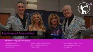 TSG2025-26 Sponsorship Opportunities Deck | PDF