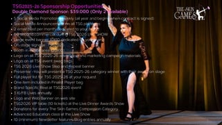 TSG2025-26 Sponsorship Opportunities Deck | PDF