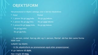 Pronomen - Urberg | PPT