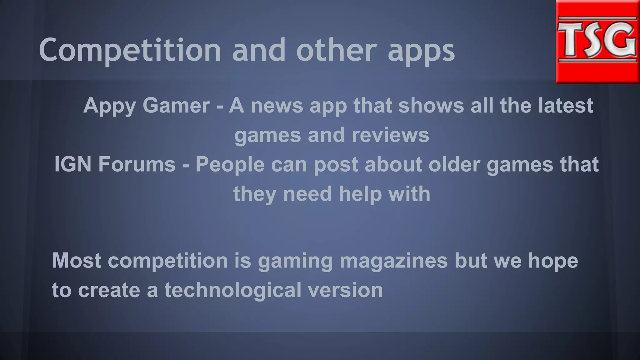 TSG Presentation | PPTX