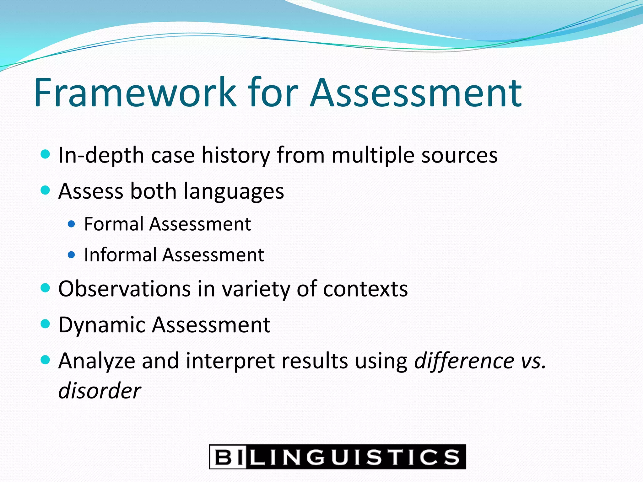 Assessment of English Language Learners: A Bilingual Approach | PDF