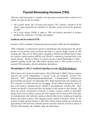 TSH hormone | DOCX