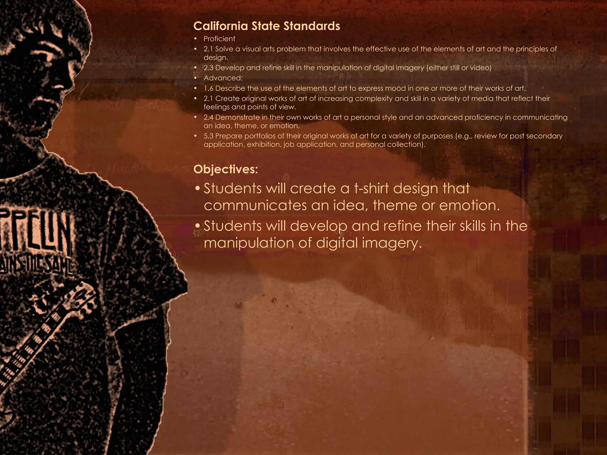 Tshirt Design - High school lesson PPT for Beginners | PPT