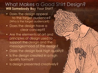 Tshirt Design - High school lesson PPT for Beginners | PPT