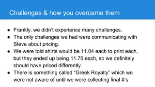 Olivia Peniston, Morgan Wiesner, Allie Mawby, Devin Gaulden | PPT