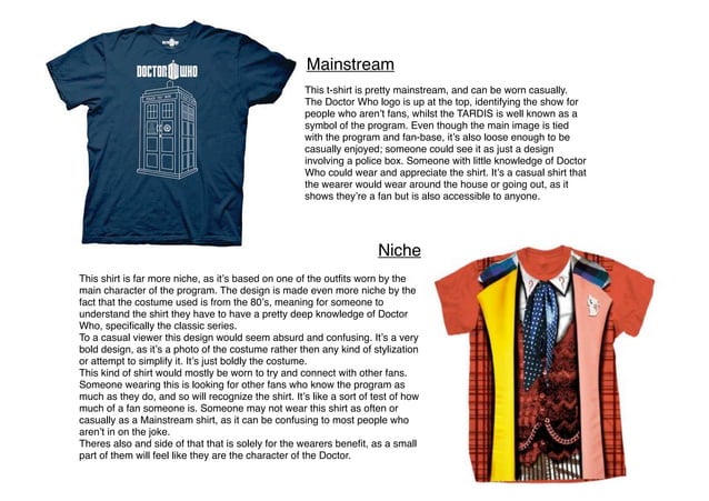 T-shirt Comparison research | PPT