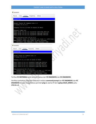 Pembahasan Solusi Troubleshooting & Maintaining Computer Network (TSHOOT) Case Studies | PDF