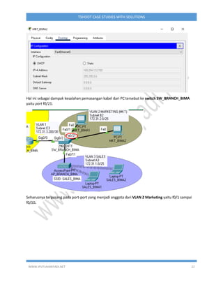 Pembahasan Solusi Troubleshooting & Maintaining Computer Network (TSHOOT) Case Studies | PDF