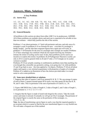 T shubin(mostly)simple(mostly area)problems | PDF